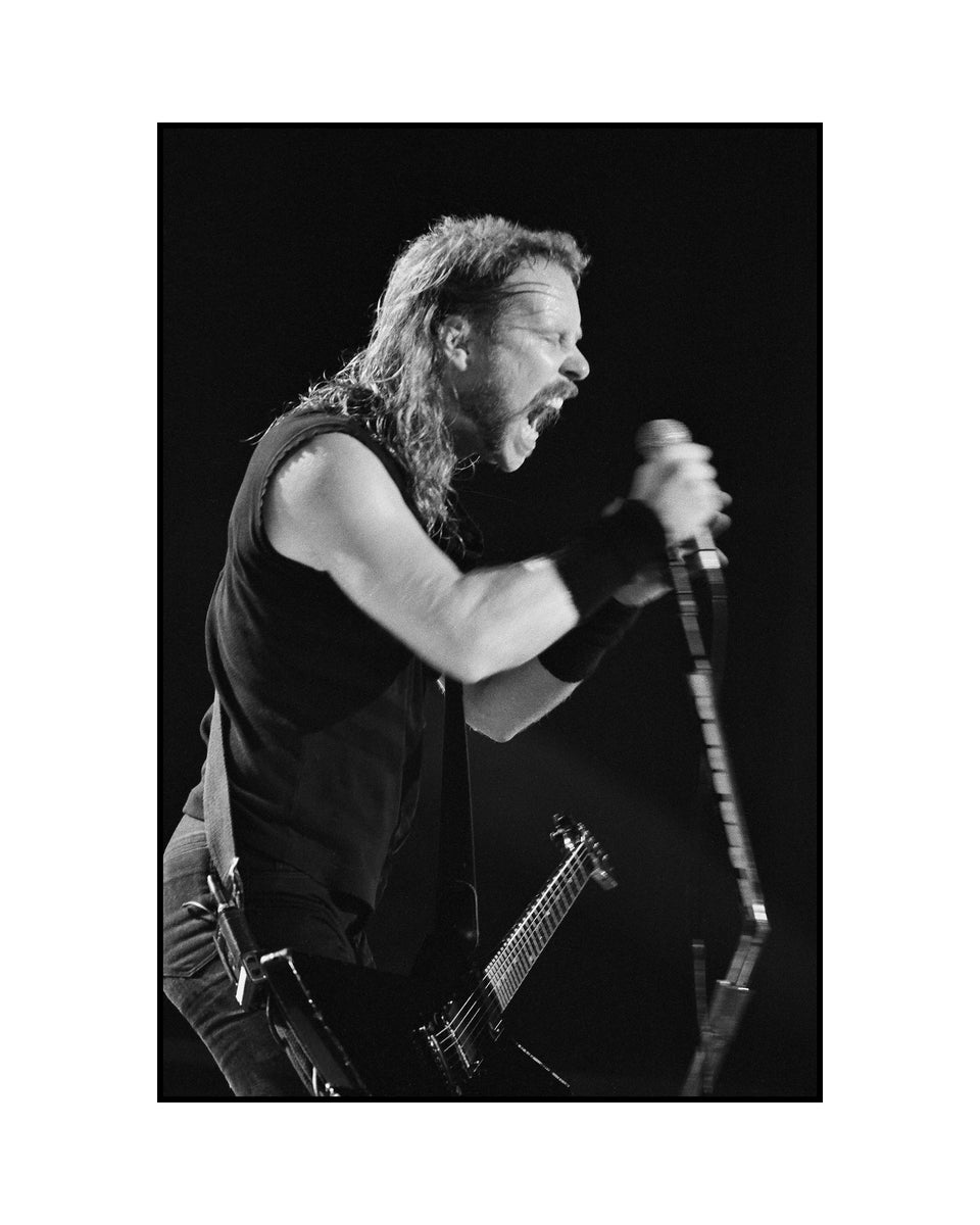 James Hetfield, Metallica, Woodstock, 1994 – Henry Diltz Photography